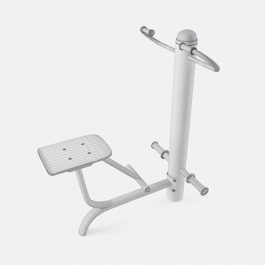 Sports Equipment Outdoor Gym 3d Model
