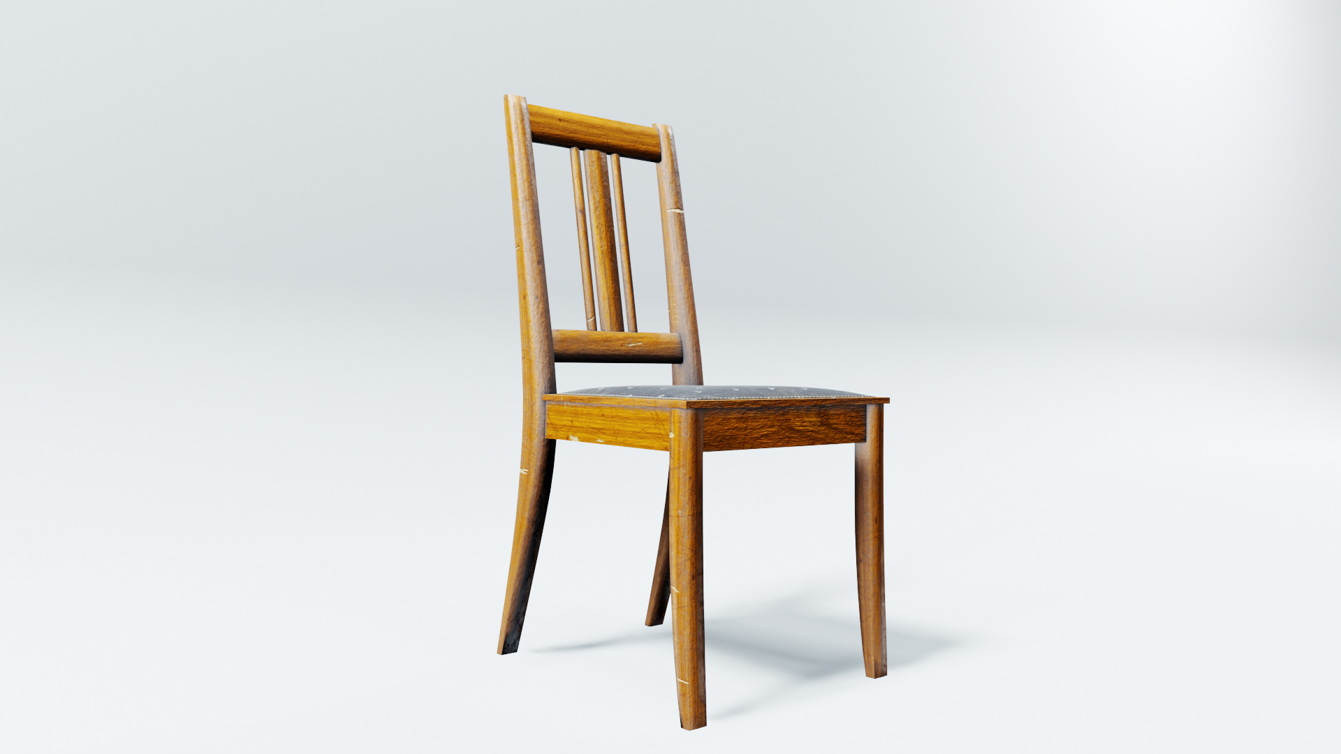 3D Wooden Chair 3D Model model - TurboSquid 1822199