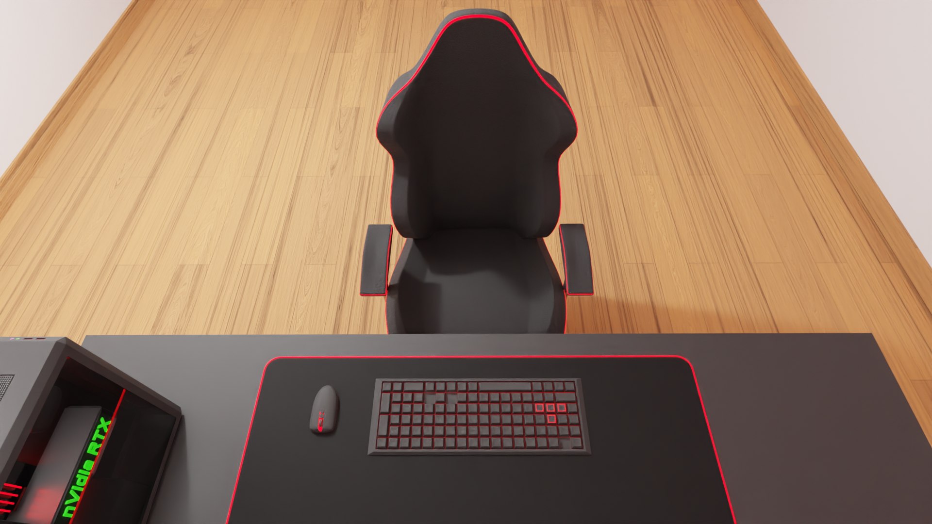 3D Gaming Set Up - TurboSquid 1718699