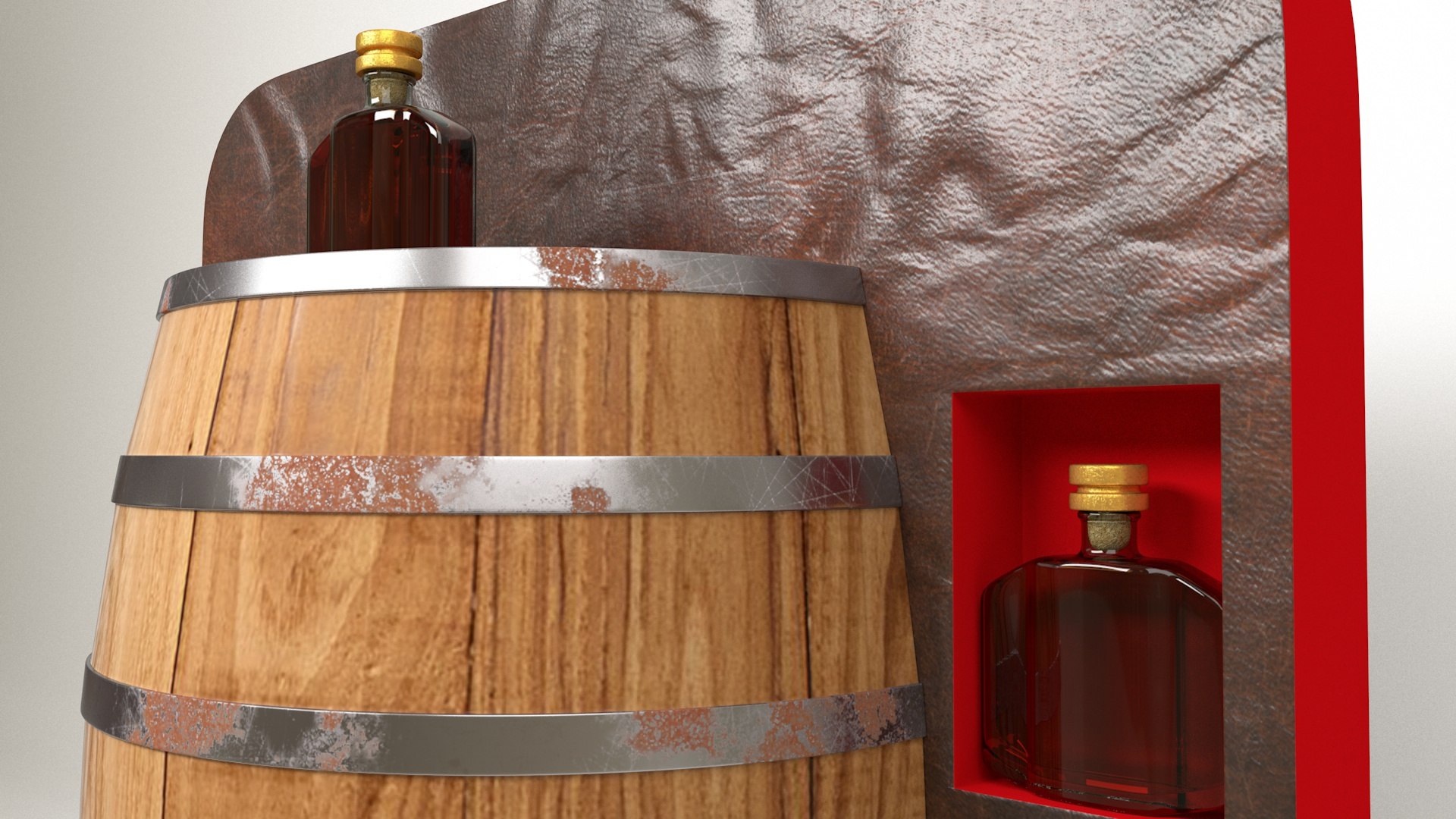 3D brandy sale stand - TurboSquid 1642023