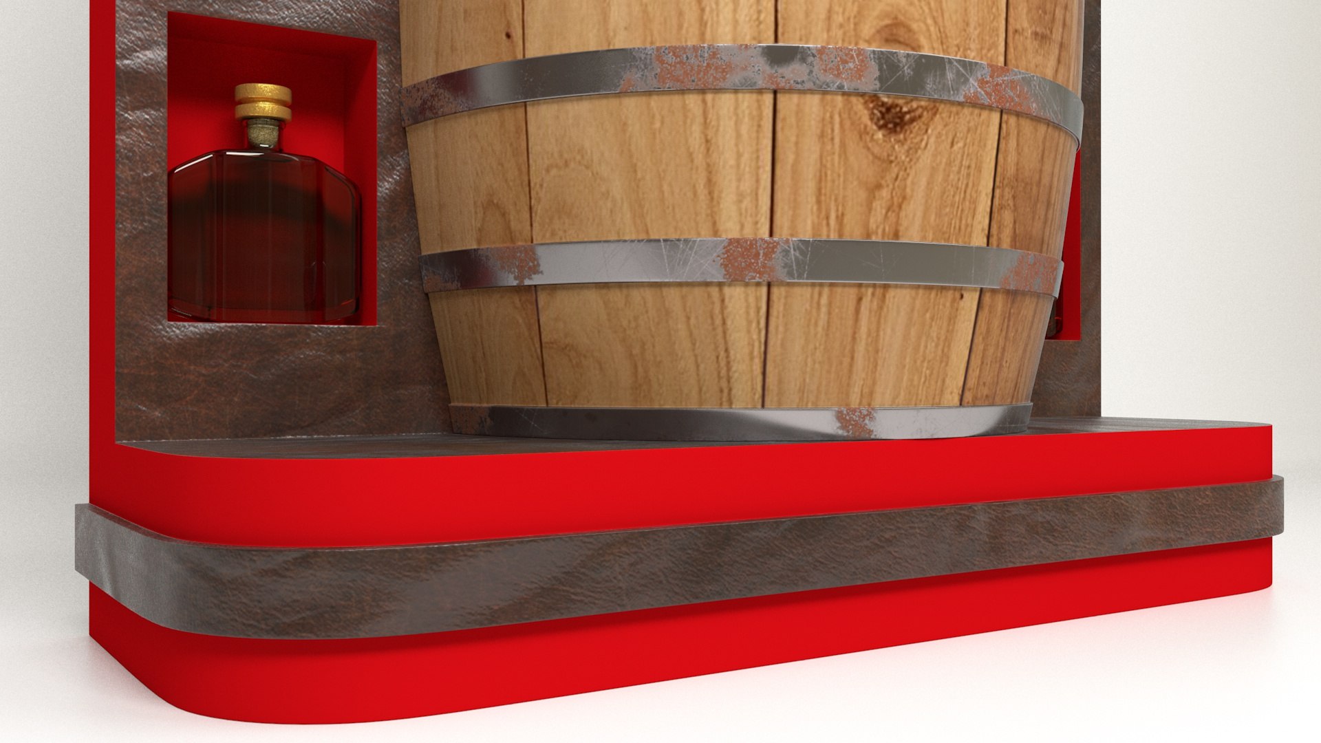 3D brandy sale stand - TurboSquid 1642023