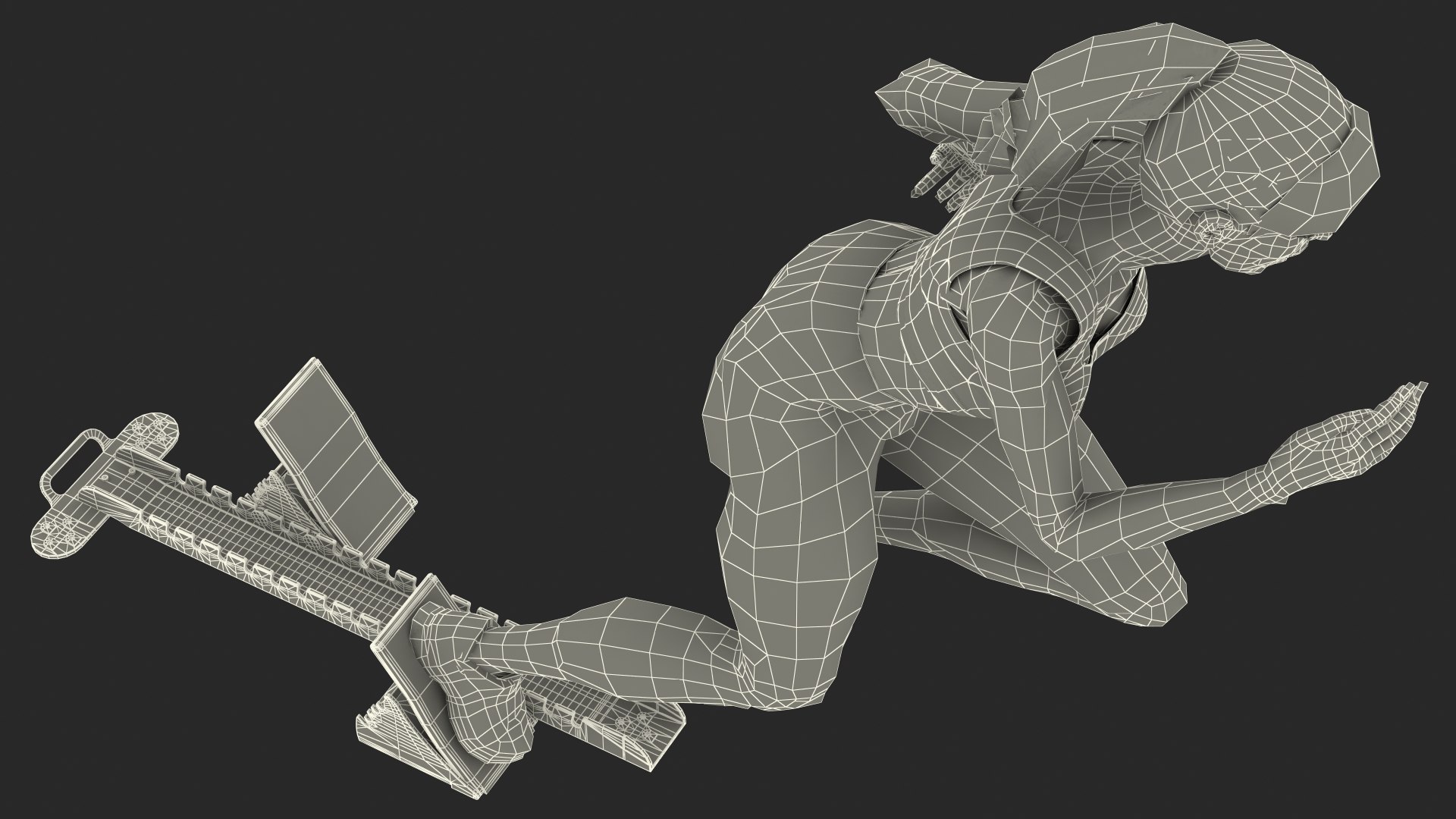 3D Woman Athlete with Starting Block Rigged for Modo model - TurboSquid ...
