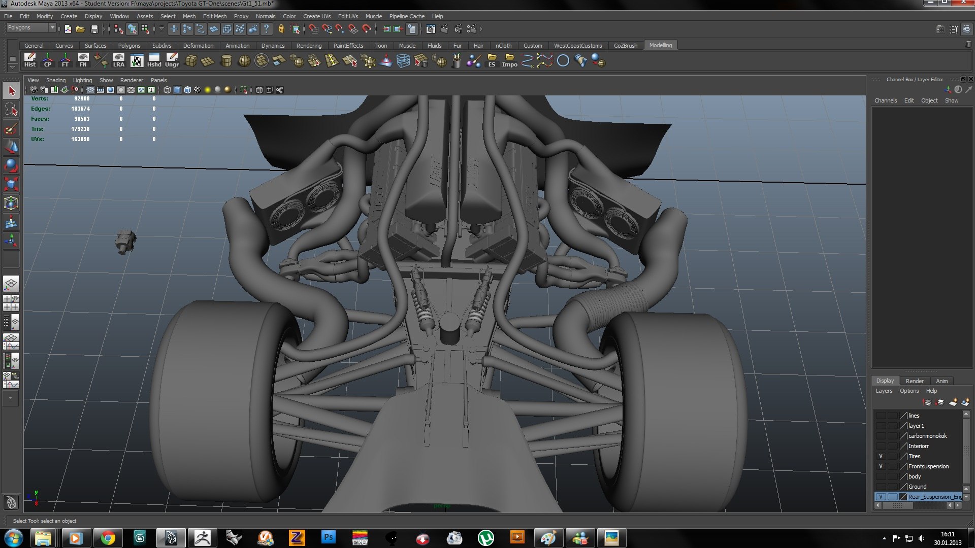 Free Obj Model Car Suspension