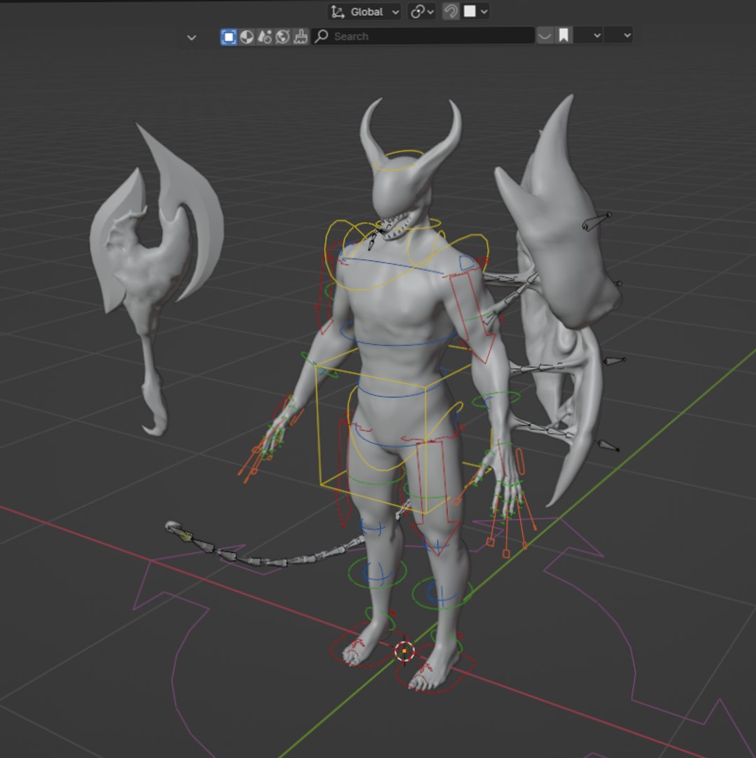 3D Tar Devil - TurboSquid 2235010