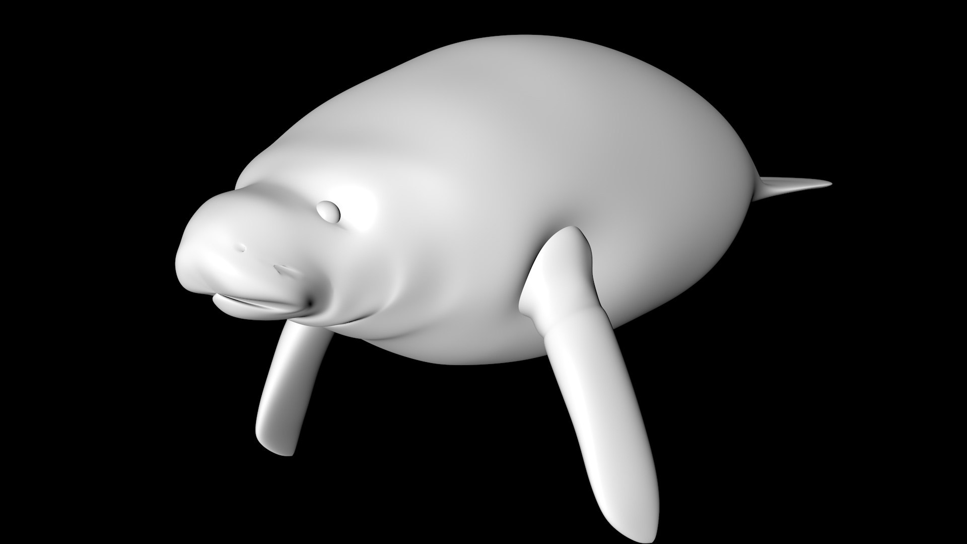 3D manatee - TurboSquid 1689558