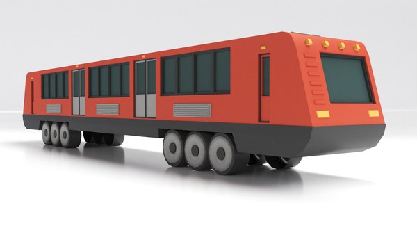 modelo 3d Cartoon Subway Car Low Poly gratis - TurboSquid 2064035