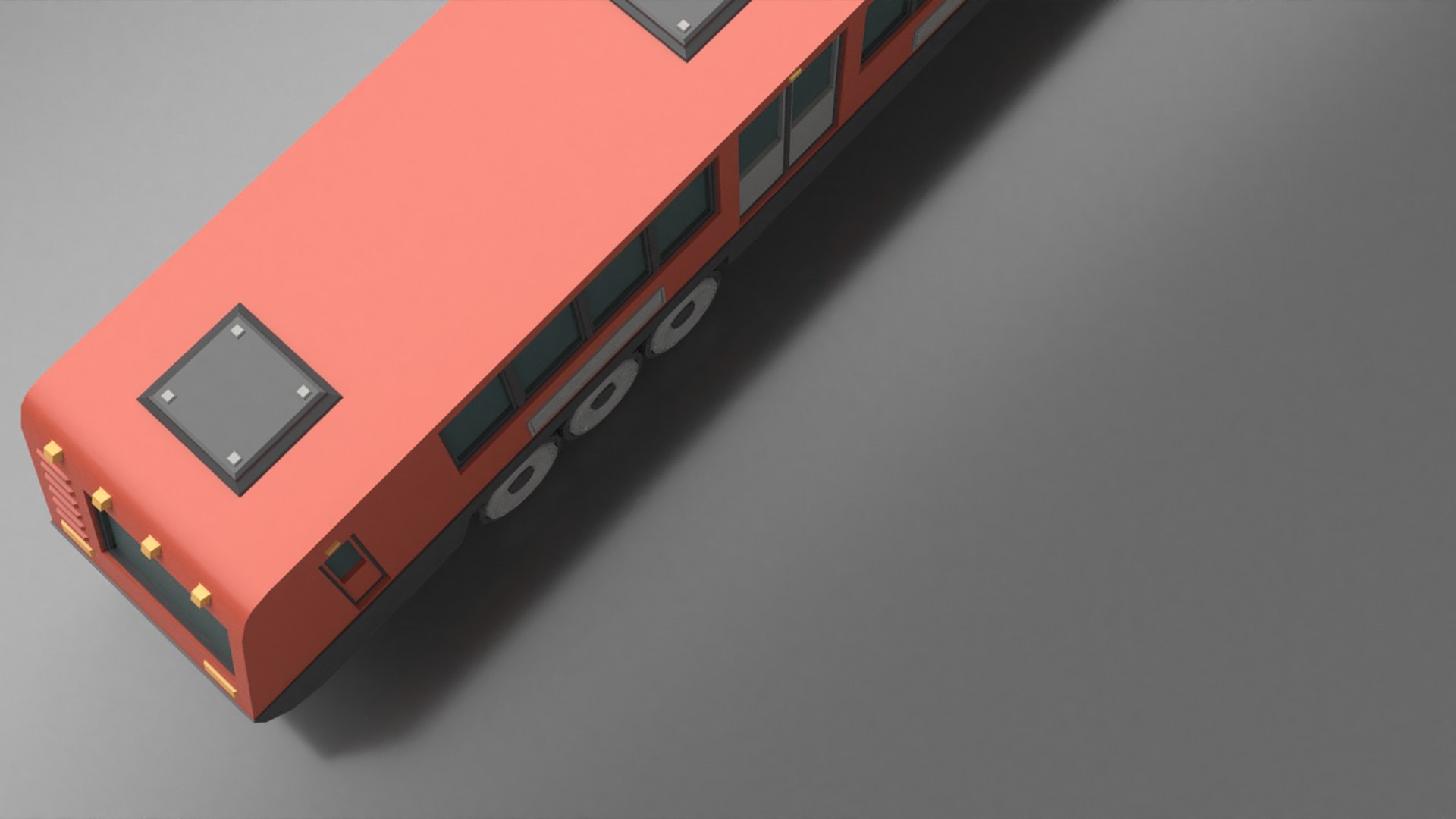 3D Cartoon Subway Car Low Poly - TurboSquid 2064035