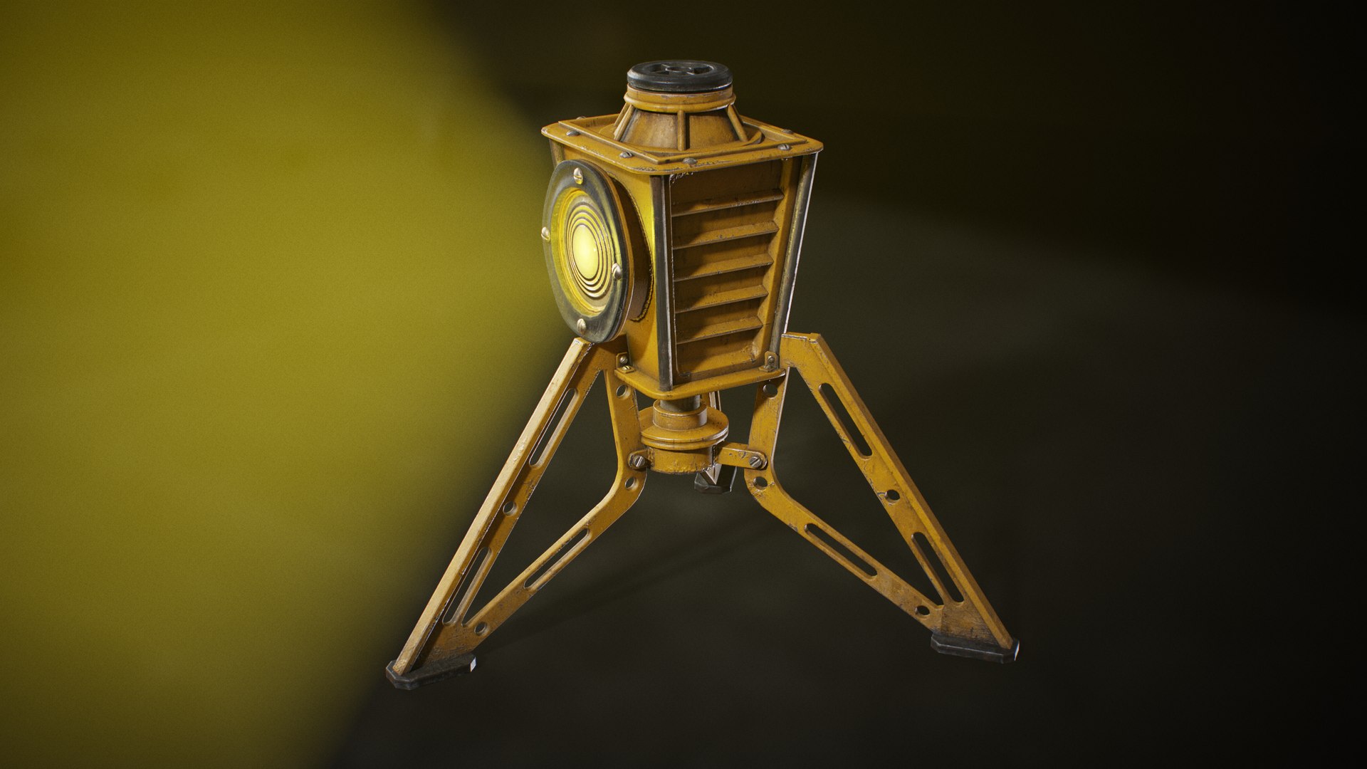 Construction Lantern - PBR - Game Ready Low Poly Model - TurboSquid 2351289