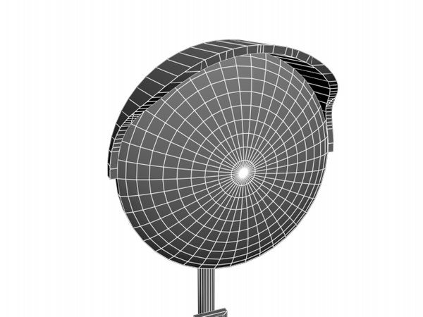 3d convex mirror model