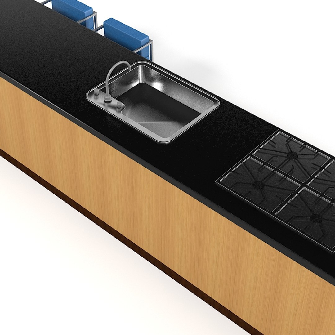 Kitchen Self Service 3d Model