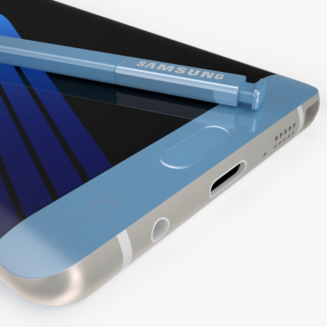 3d samsung galaxy note 7 model