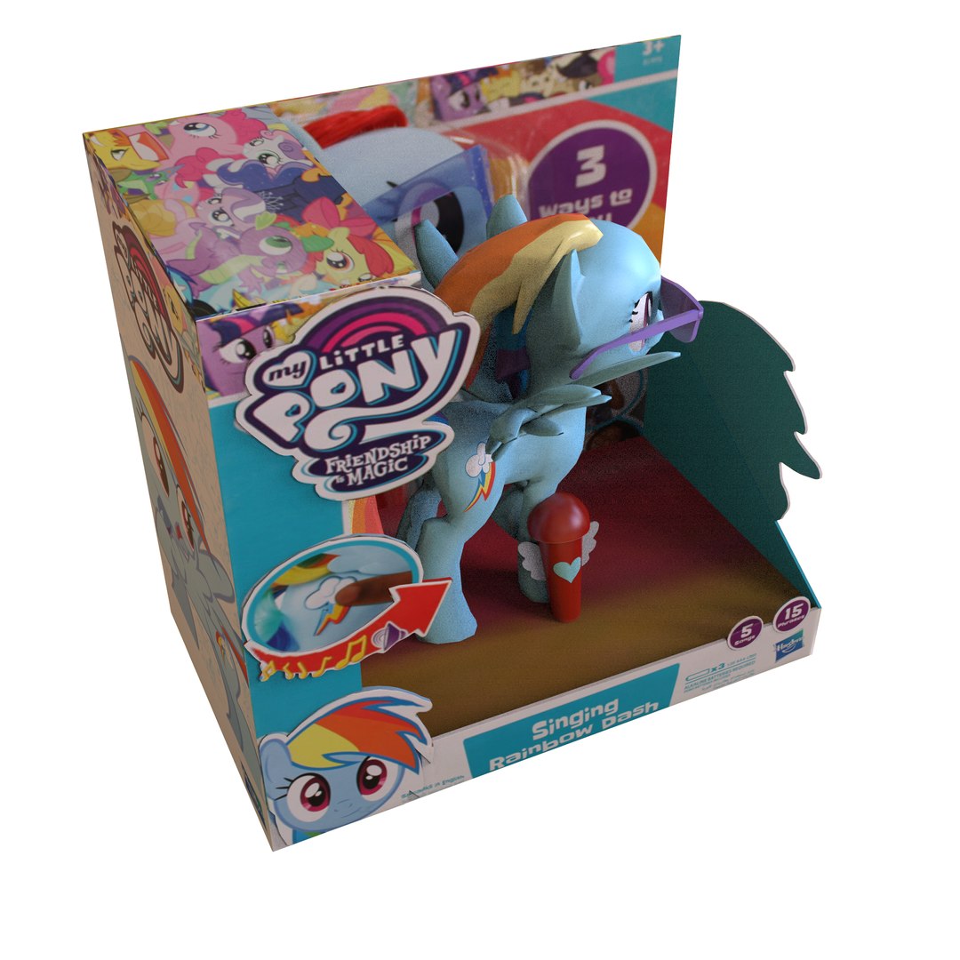 3D Pony Toy Box model - TurboSquid 2138139