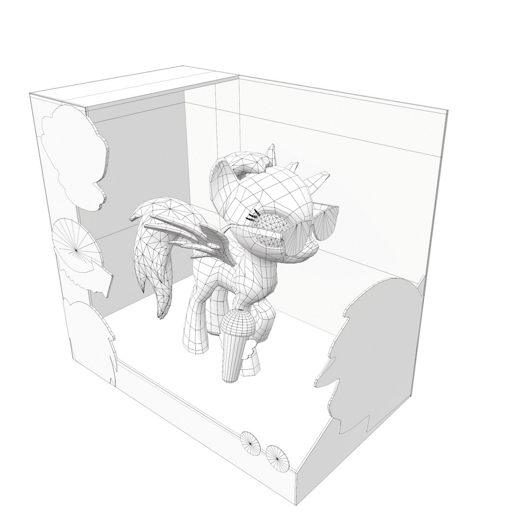 3D Pony Toy Box model - TurboSquid 2138139