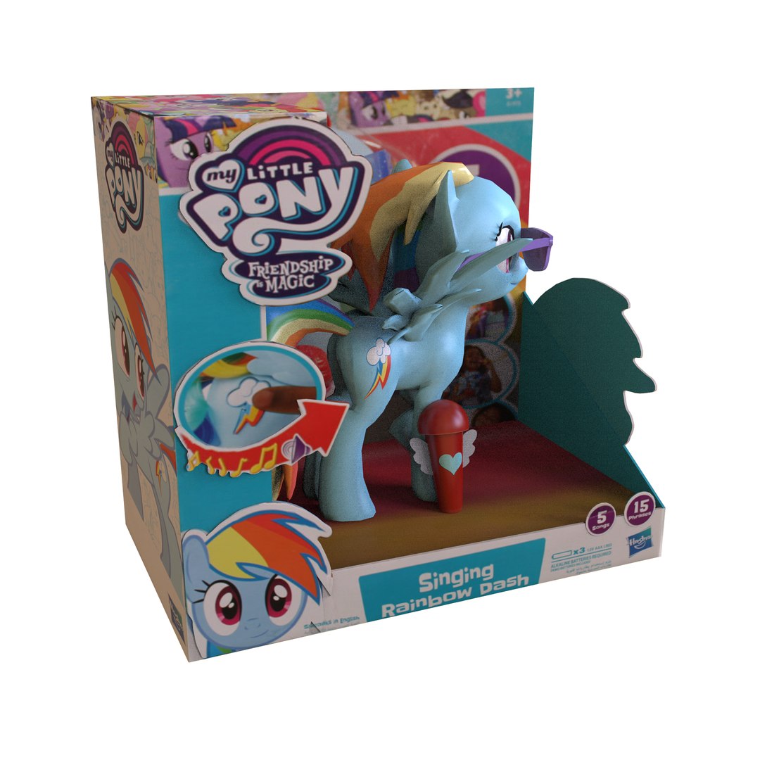 3D Pony Toy Box model - TurboSquid 2138139