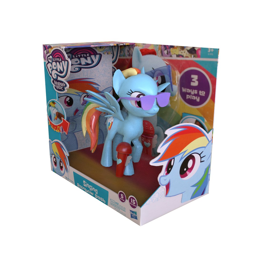 3D Pony Toy Box model - TurboSquid 2138139