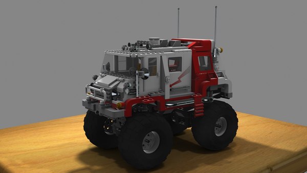 lego van 3d model