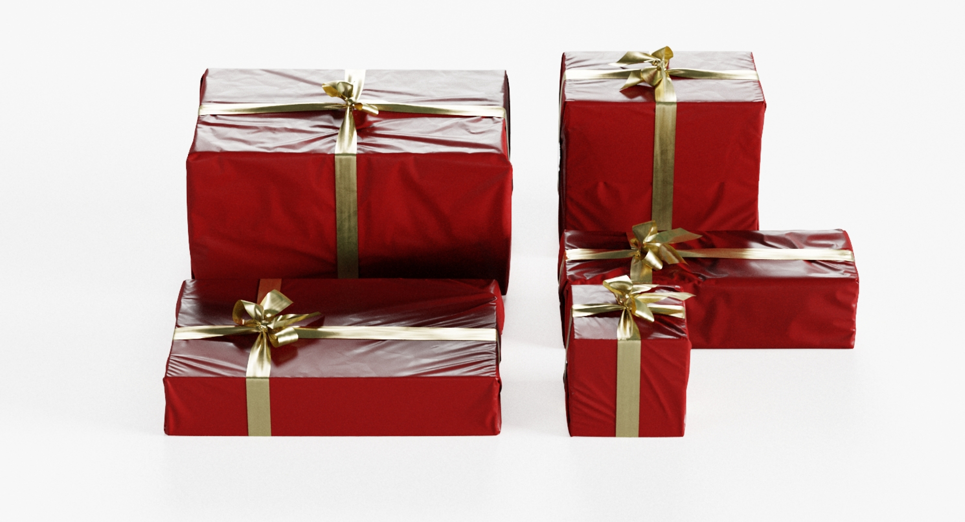 3D Christmas Gift Boxes - TurboSquid 1356513