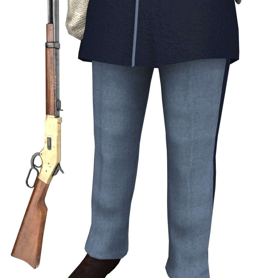 Union Soldier 3D Model - TurboSquid 1177598