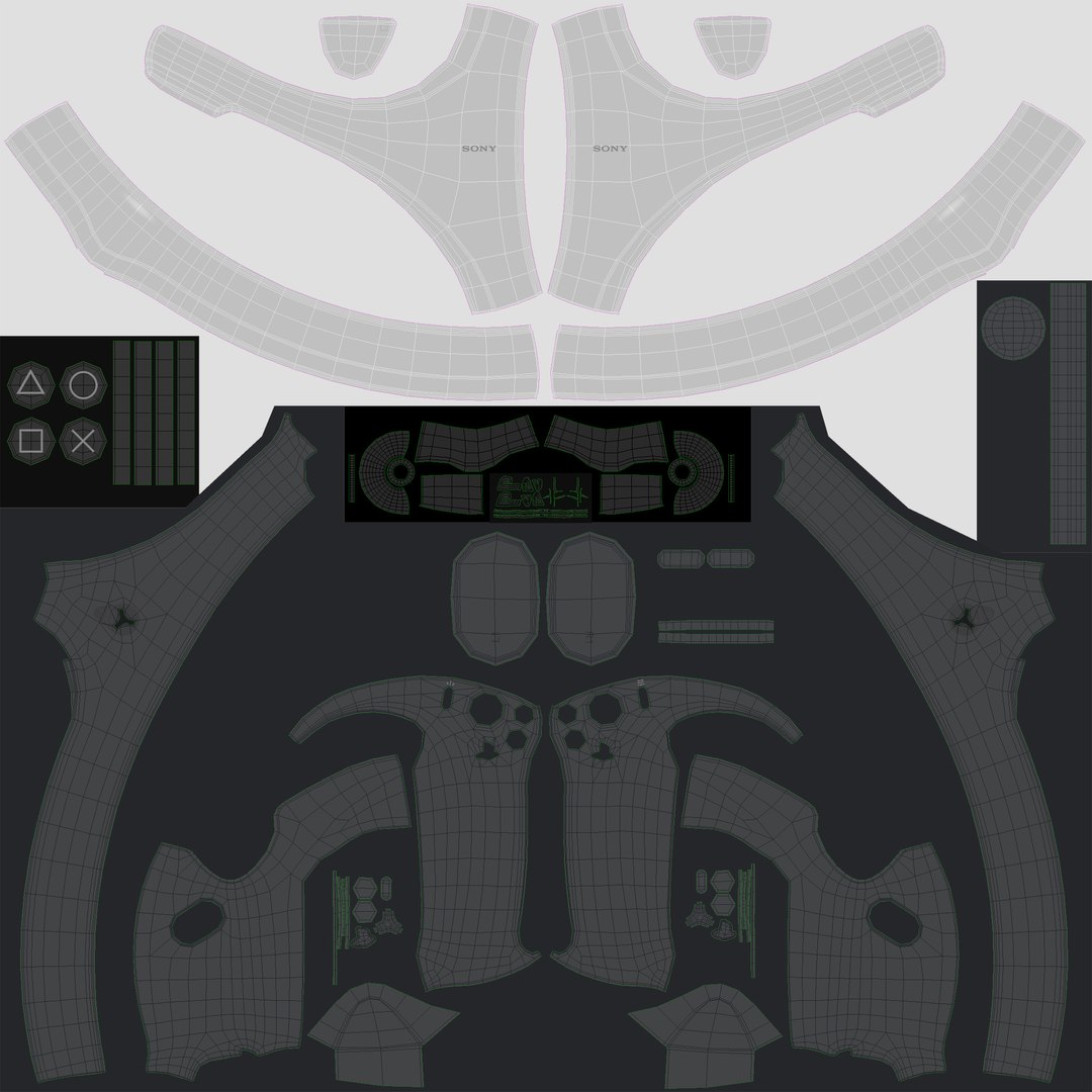 Sony Playstation VR 2 Controllers 3D Model - TurboSquid 2000476