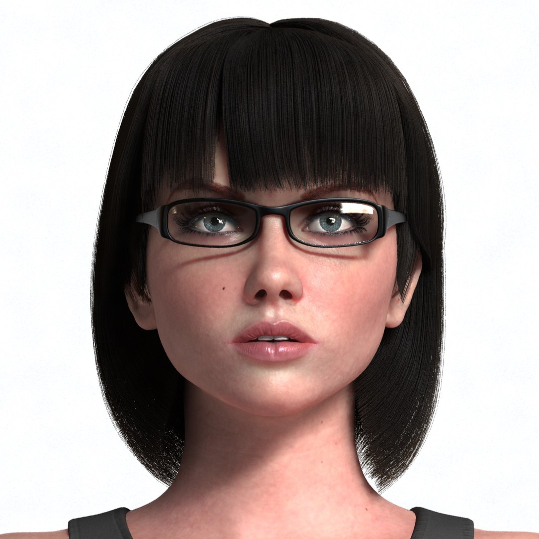 Woman rigged 3D model - TurboSquid 1218272