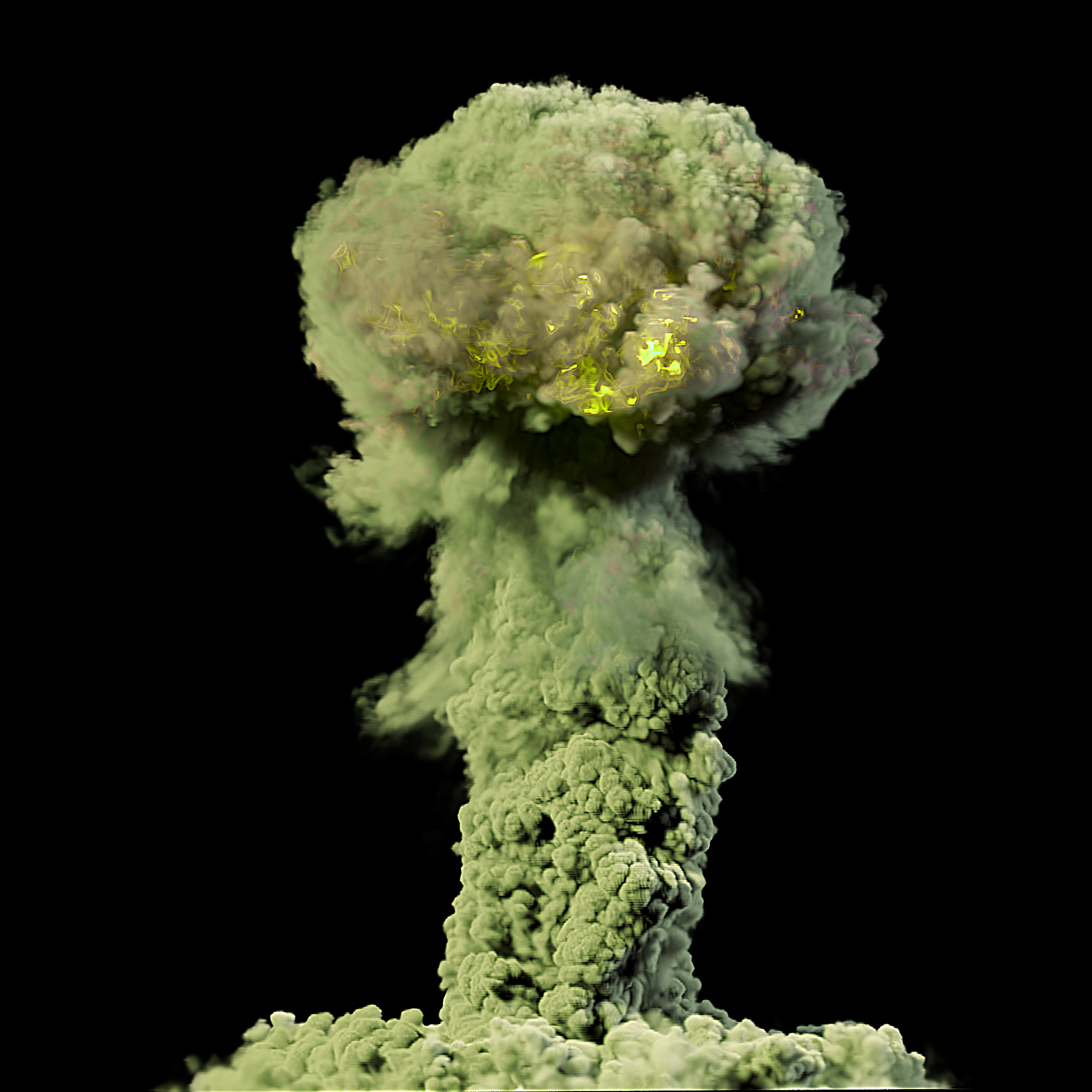 nuclear explosion 3d max