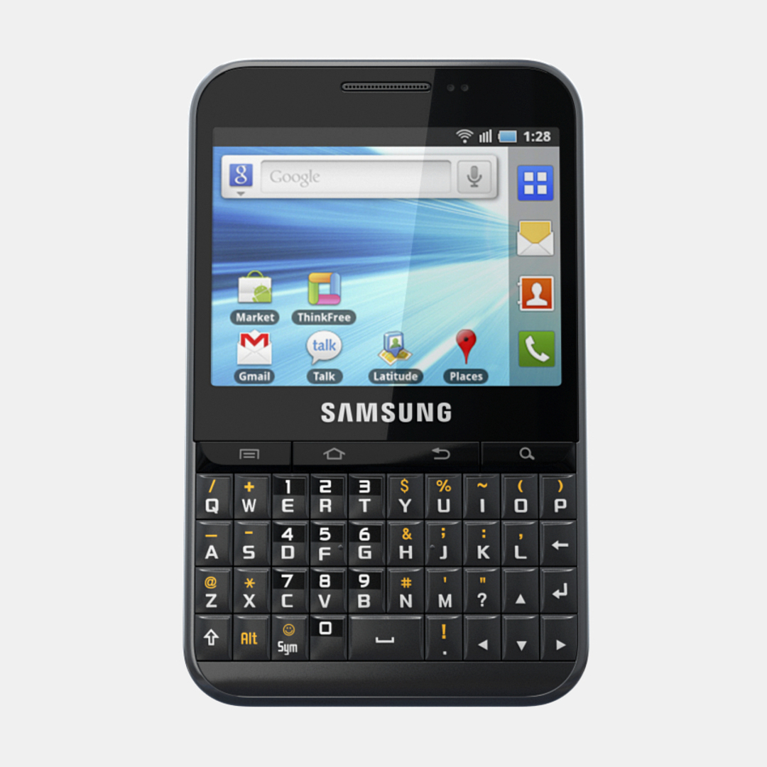 Samsung Galaxy Pro B7510 3d Model