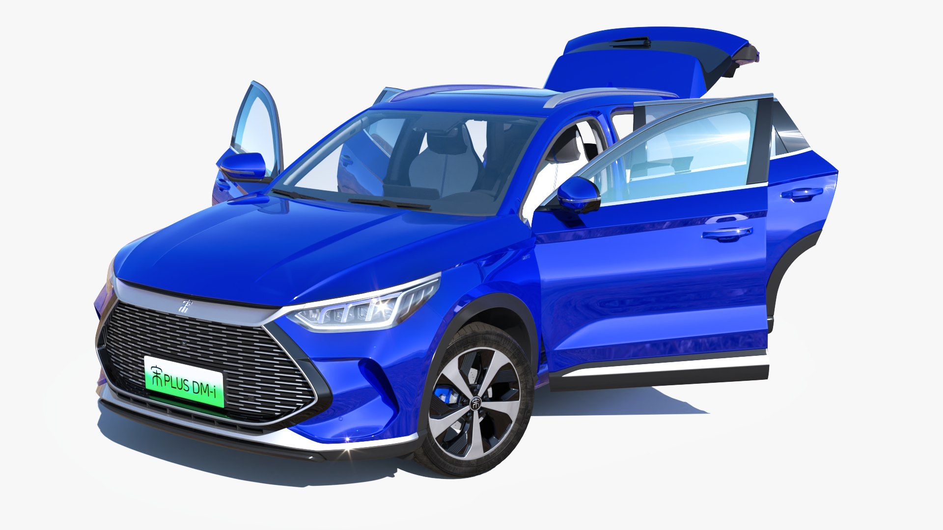 BYD SONG PLUS DM-i 2022 3D model - TurboSquid 1961254