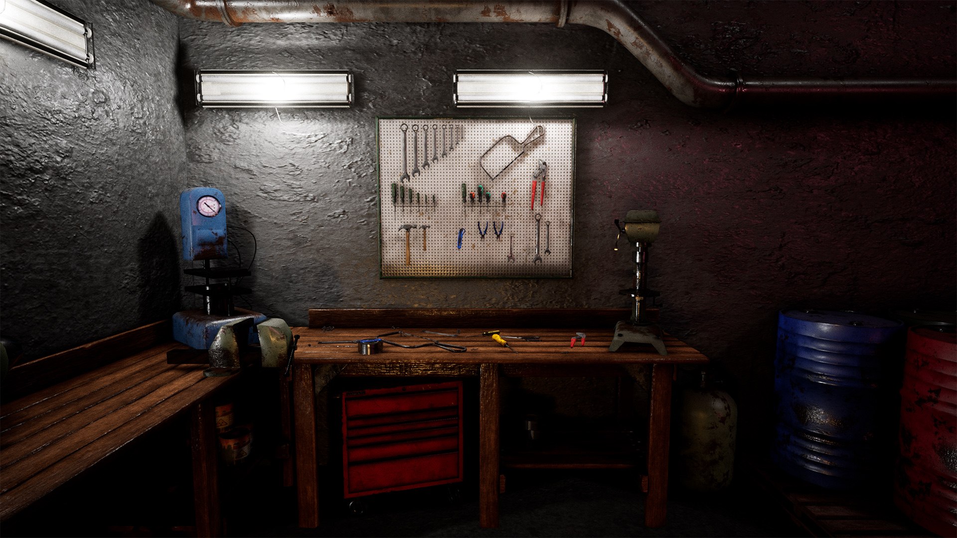 Workbench Props 40 Assets 3D - TurboSquid 1984330