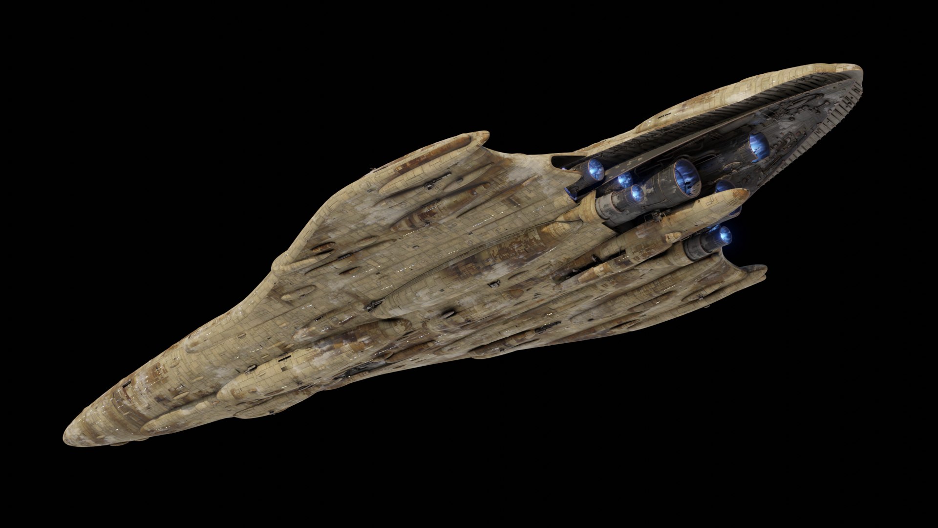 Star Wars MC80 Star Cruiser 3D Model - TurboSquid 2135462