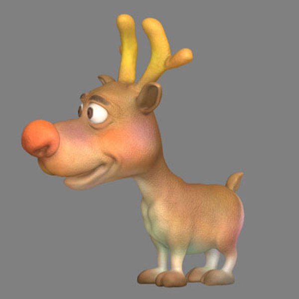 3d elk cartoons