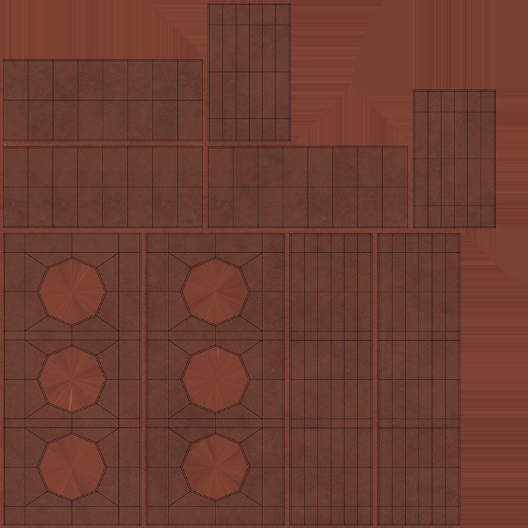 Red Brick Type 01 3D Model - TurboSquid 2034553