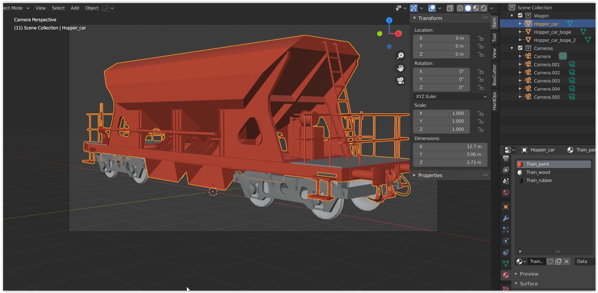 3D Hopper Car Model - TurboSquid 1767126