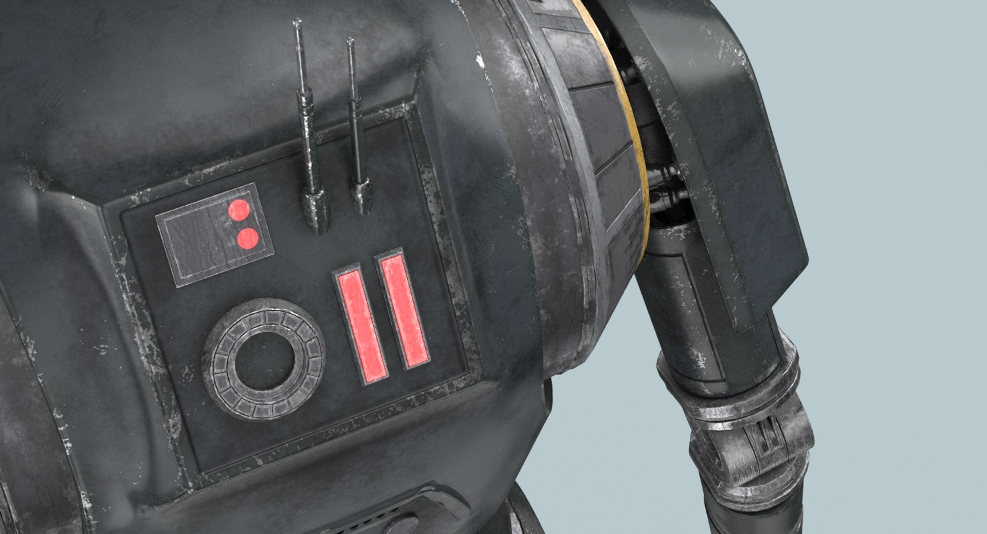 3D Model Rigged K-2so - Shooting - TurboSquid 1278107