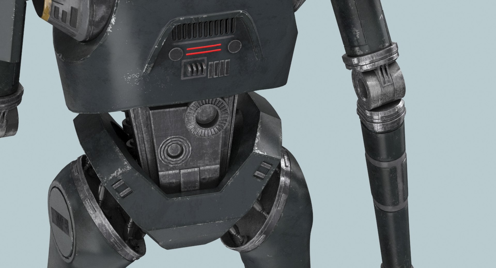 3D Model Rigged K-2so - Shooting - TurboSquid 1278107