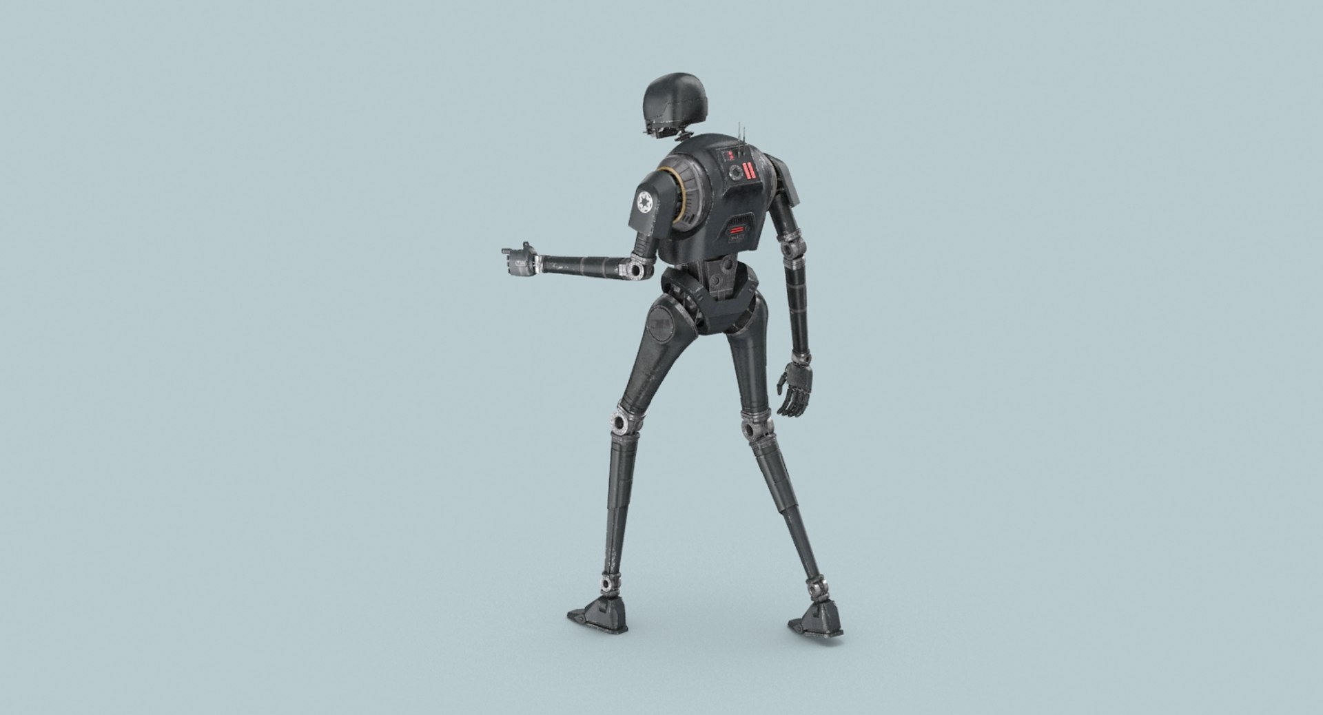 3D Model Rigged K-2so - Shooting - TurboSquid 1278107