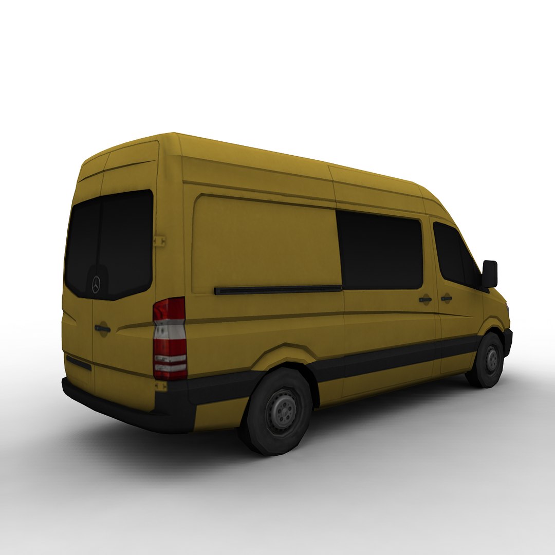 3d mercedes benz sprinter van