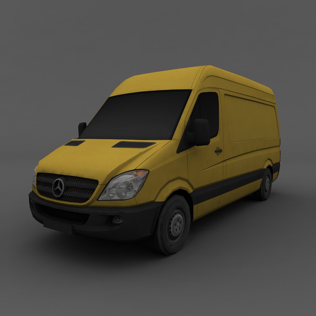 3d mercedes benz sprinter van
