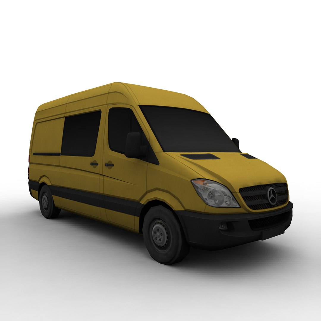 3d mercedes benz sprinter van