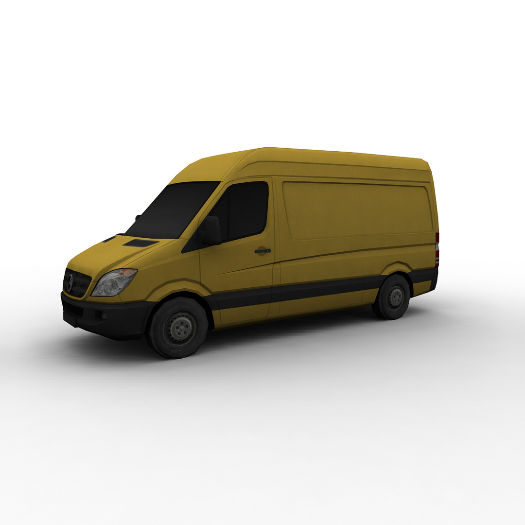 3d mercedes benz sprinter van