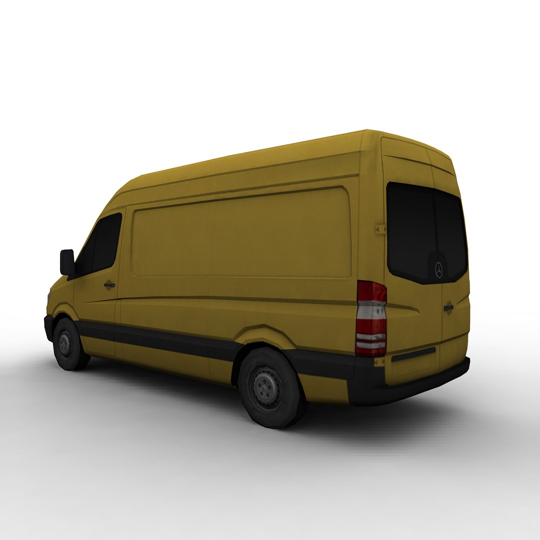 3d mercedes benz sprinter van
