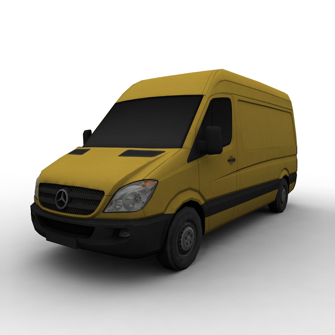 3d mercedes benz sprinter van
