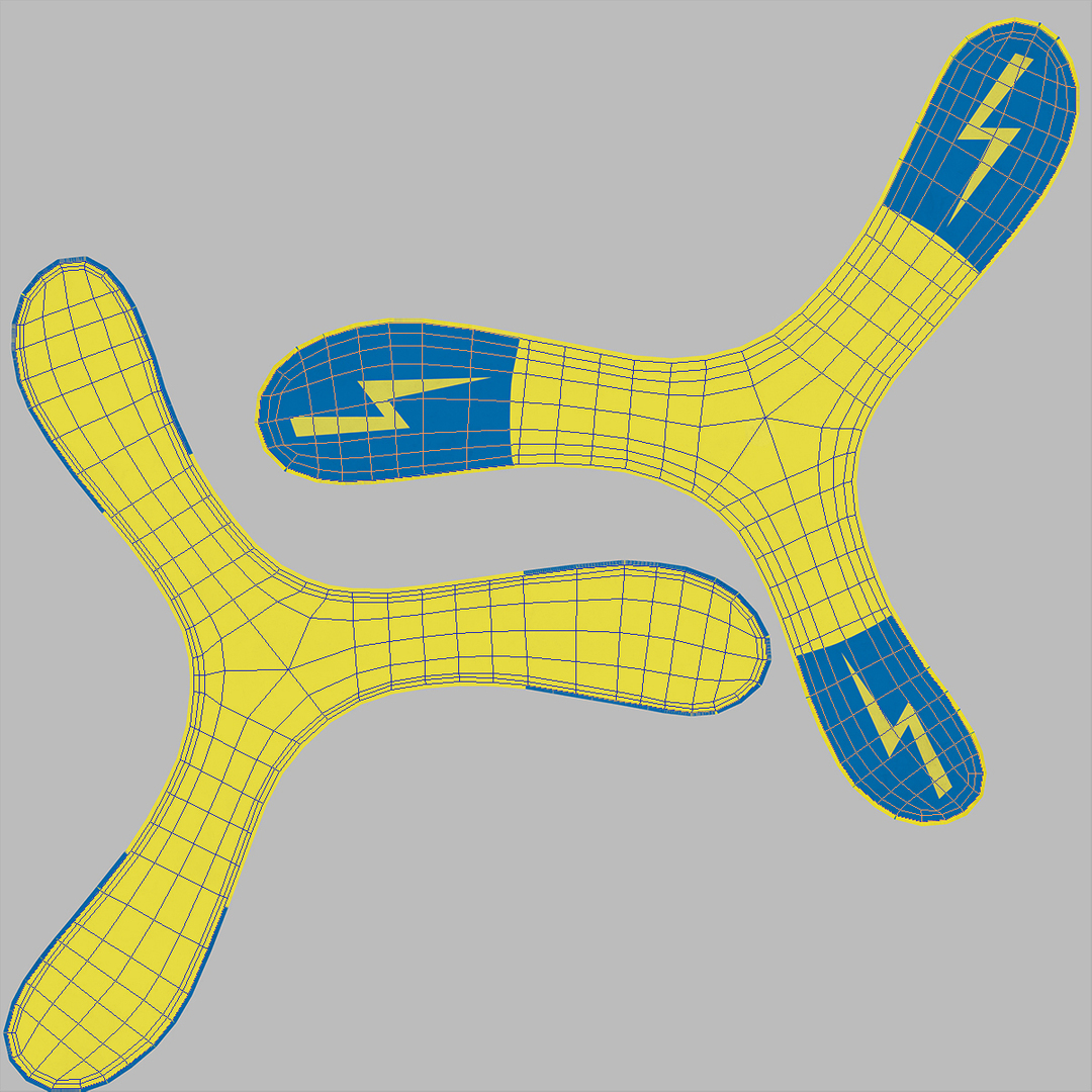 3D model winged boomerang - TurboSquid 1709439