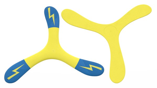 modelo 3d Boomerang de tres alas - TurboSquid 1709439
