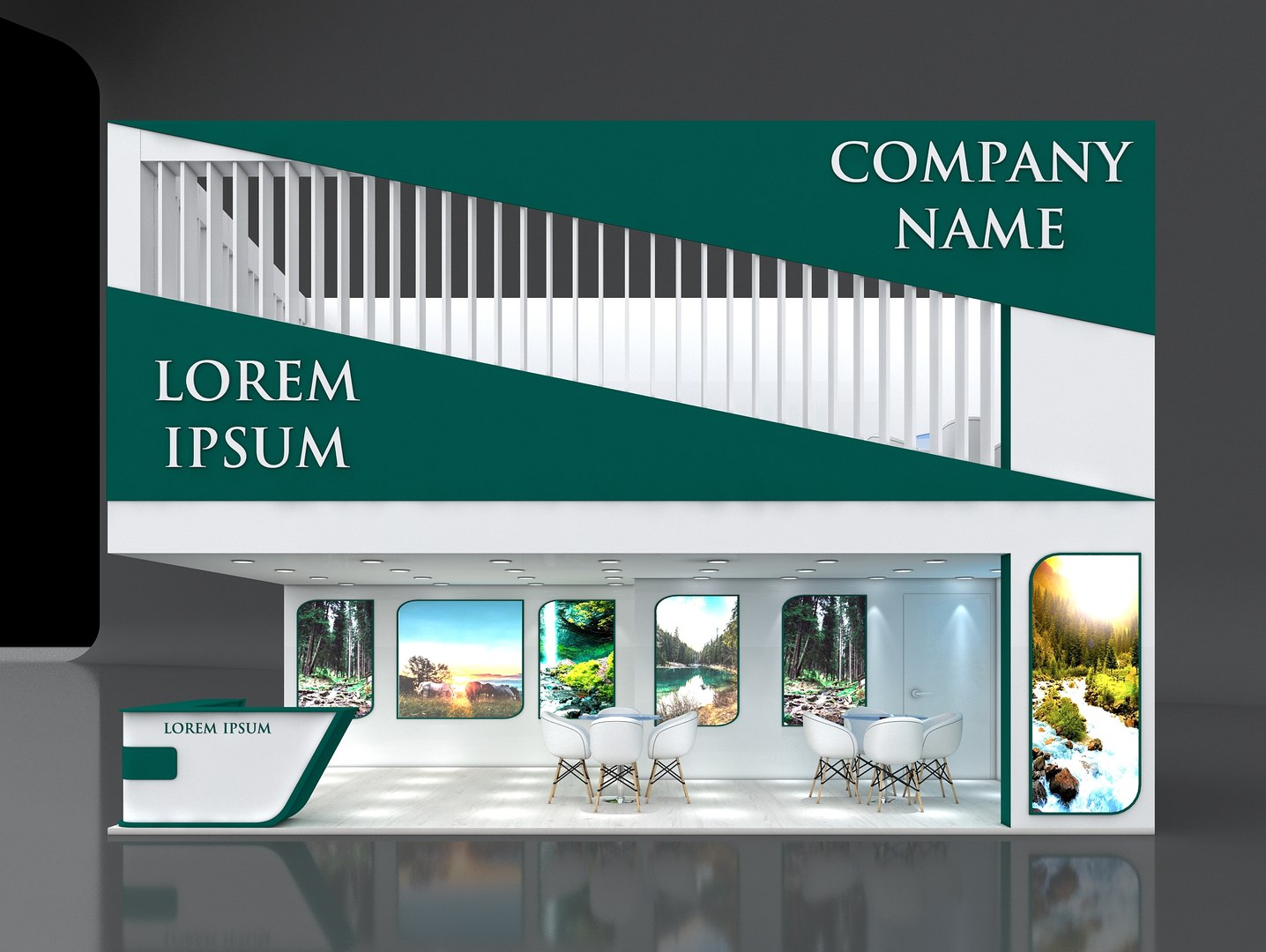 3 Exhibition Stand Stall Fair 3D Model Collection 3D - TurboSquid 1768569