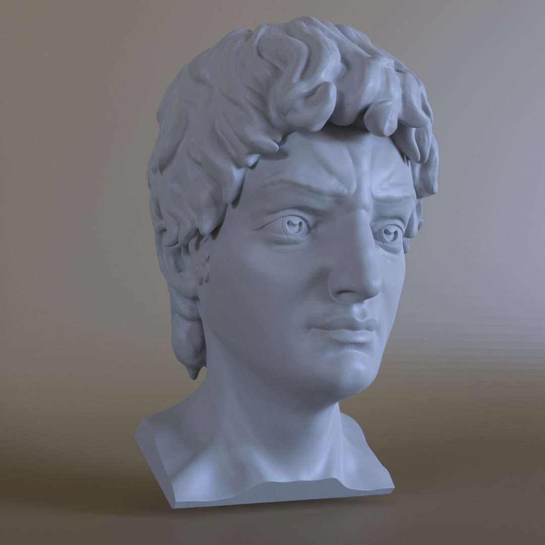 3D head david - TurboSquid 1323346