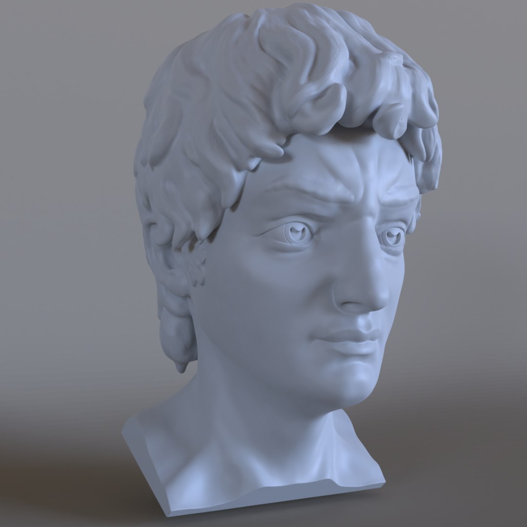 3D head david - TurboSquid 1323346
