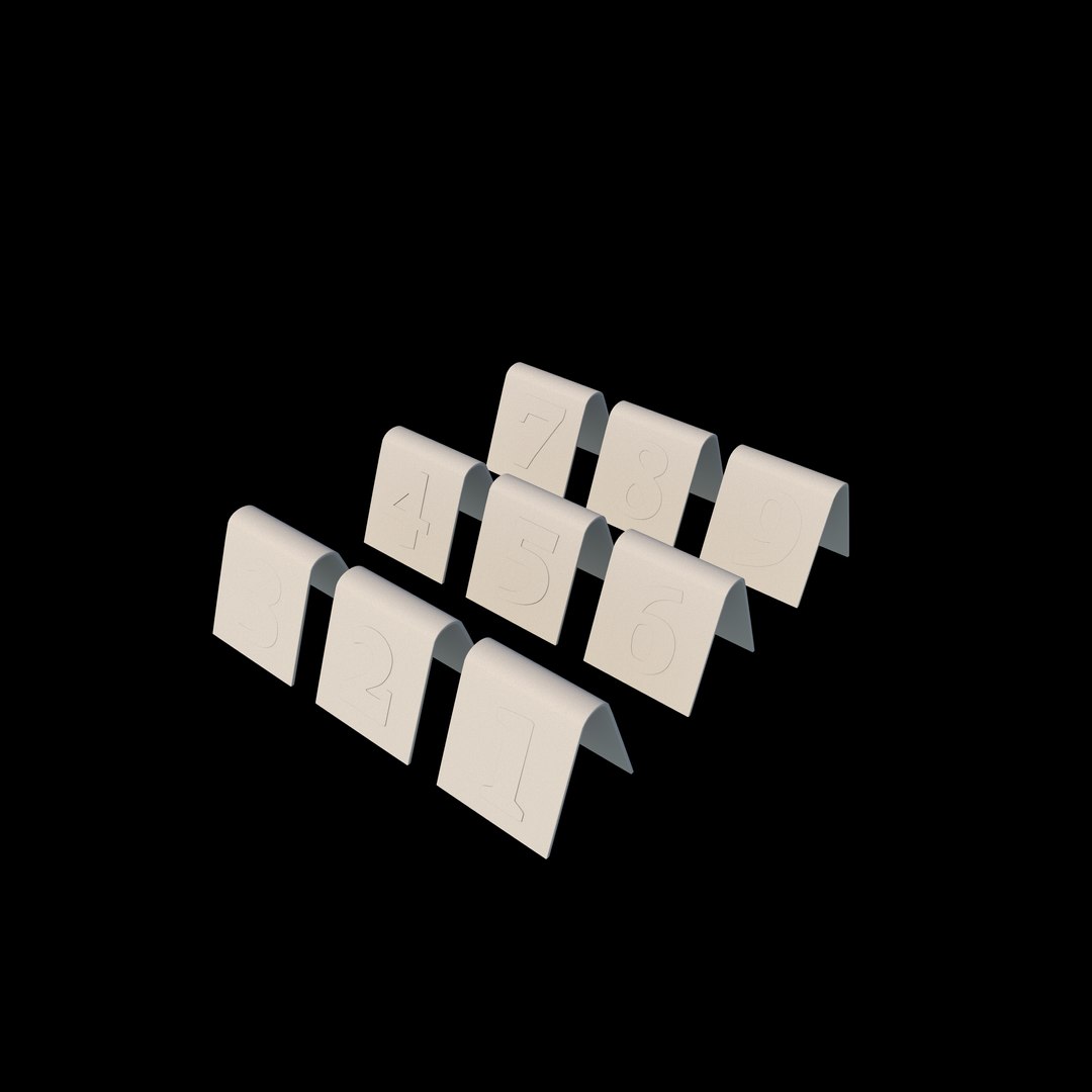 3D Crime Evidence Placard 3D Model - TurboSquid 2336105