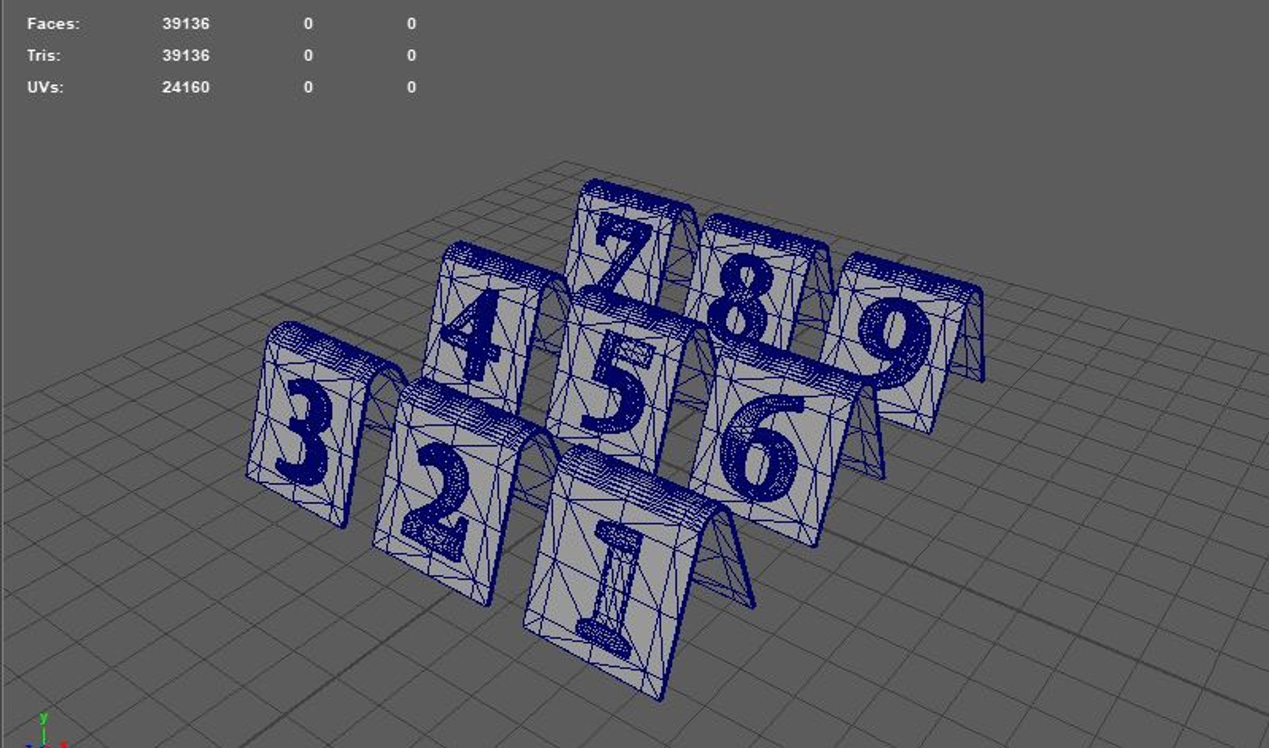 3D Crime Evidence Placard 3D Model - TurboSquid 2336105