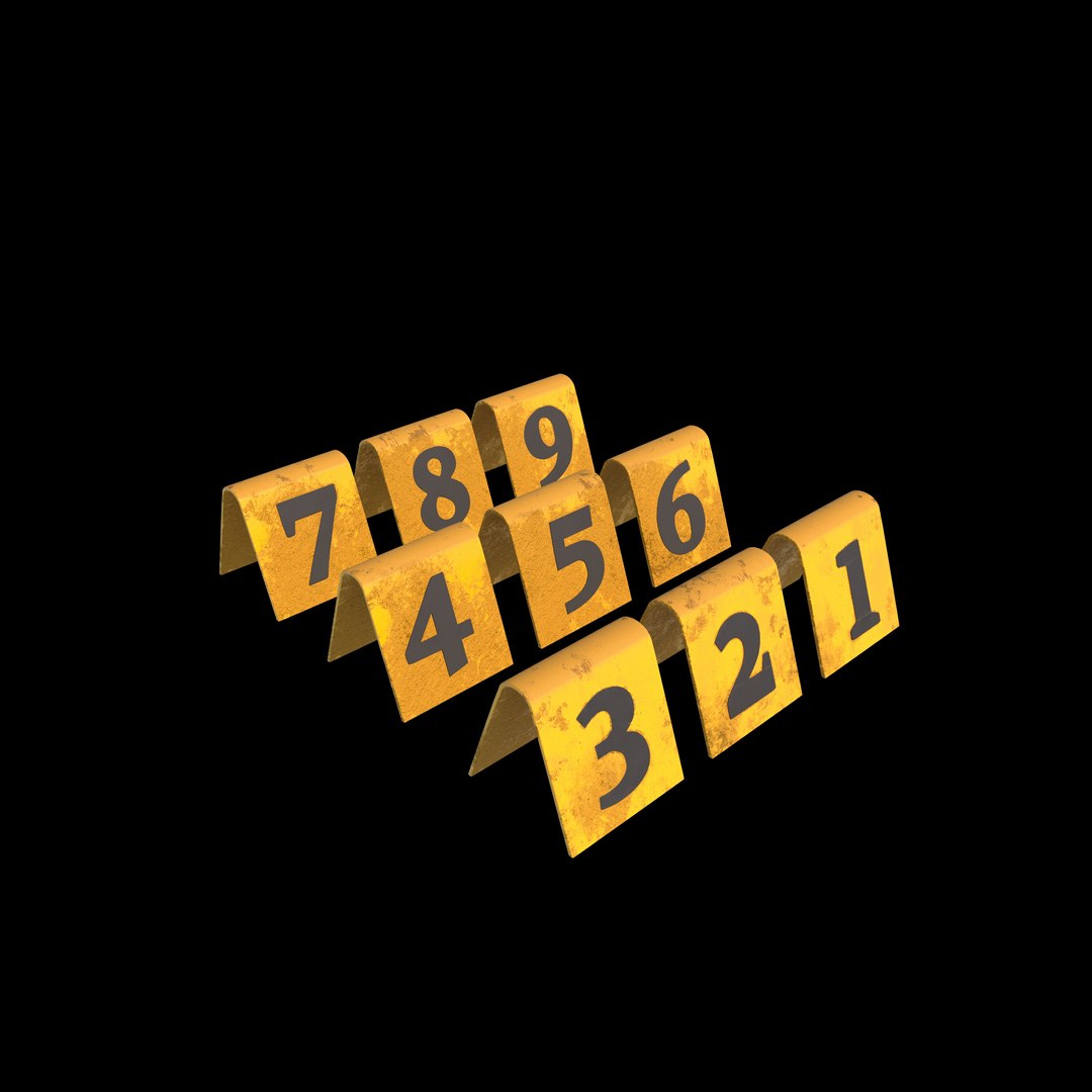 3D Crime Evidence Placard 3D Model - TurboSquid 2336105