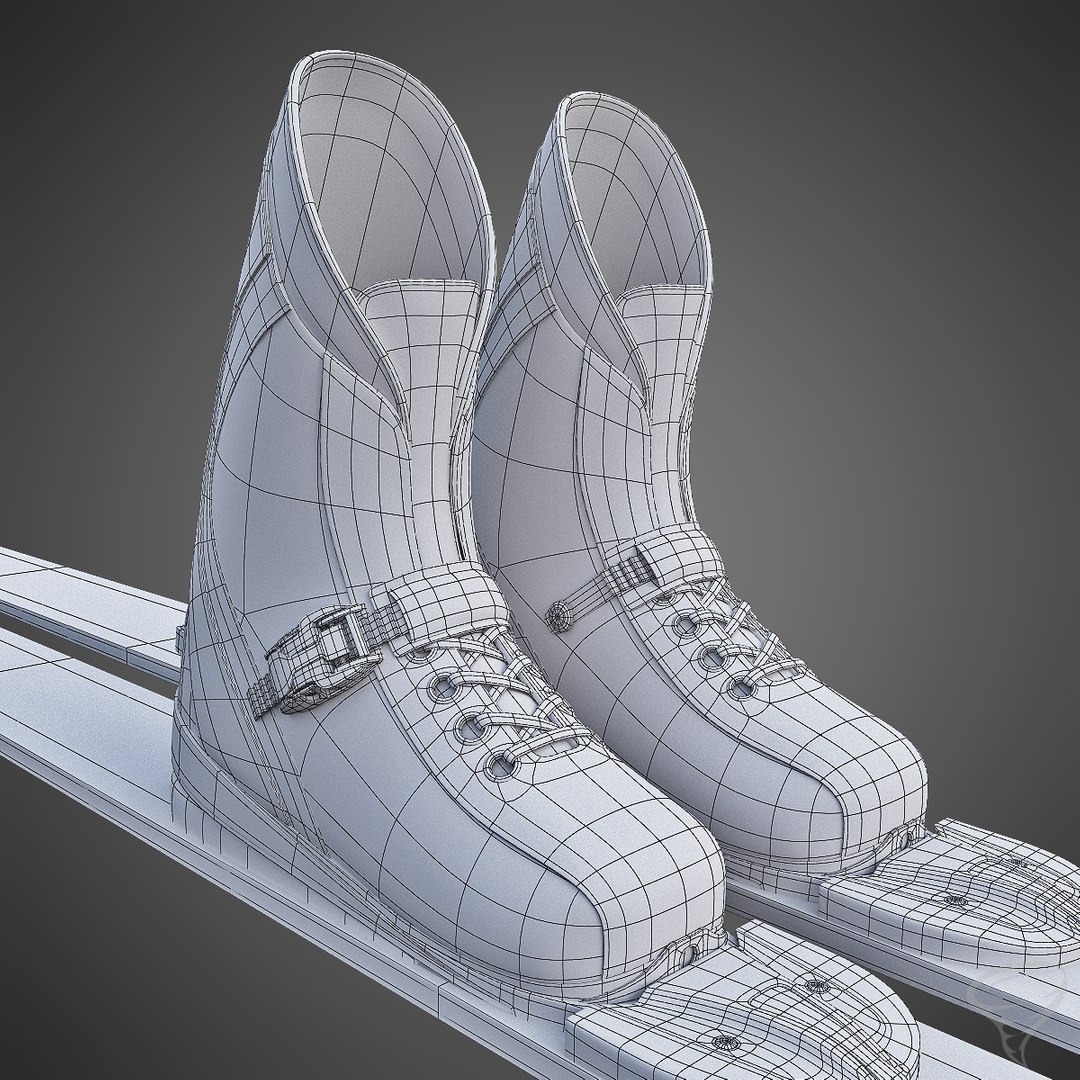 3d ski jumping model